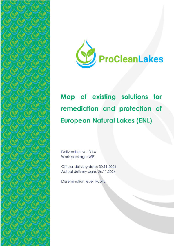 ProCleanLakes – Integrated emerging approaches for joint protection and ...